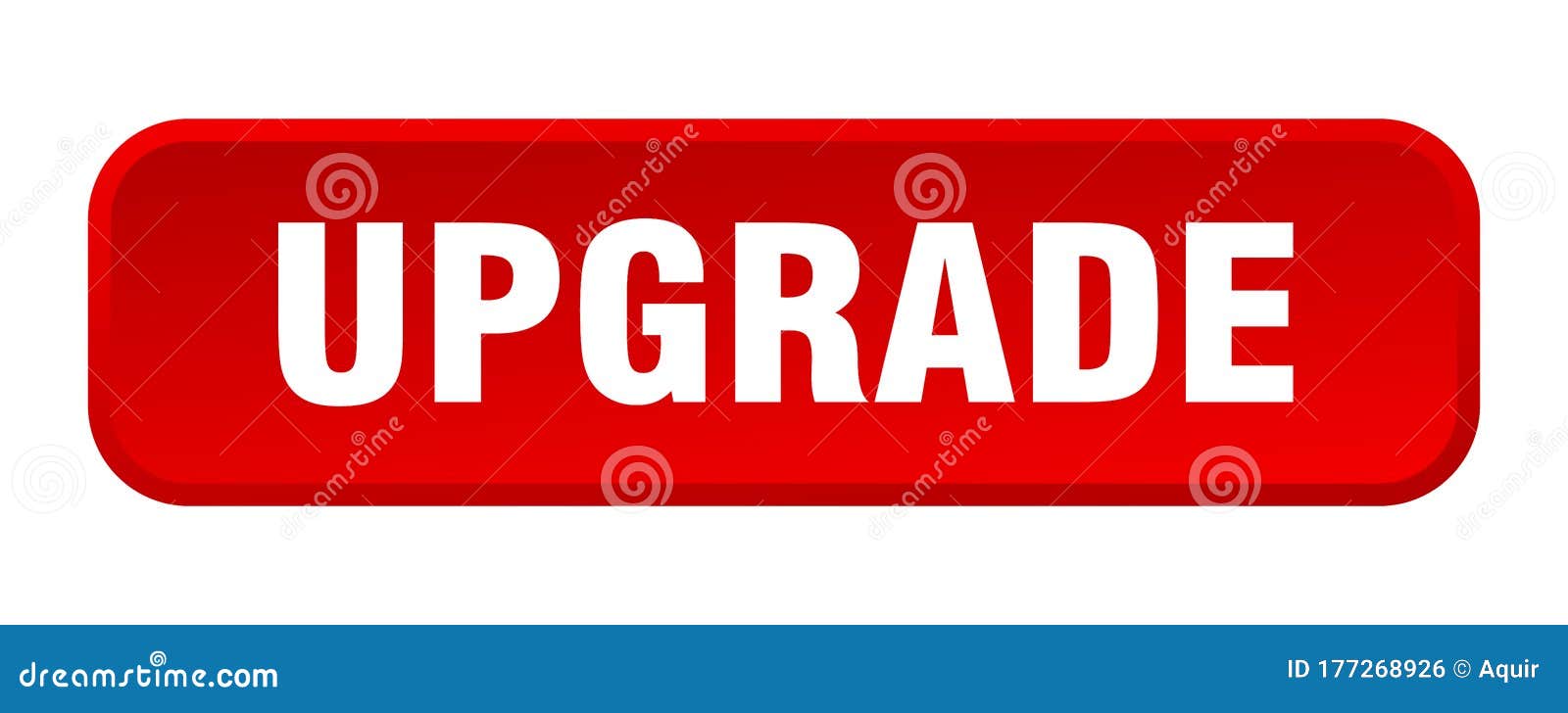 Upgrade Button. Upgrade Square 3d Push Button Stock Vector ...
