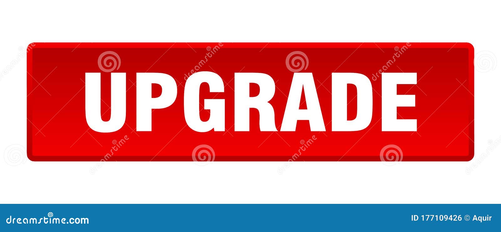 Upgrade Button. Upgrade Square Isolated Push Button Stock Vector ...