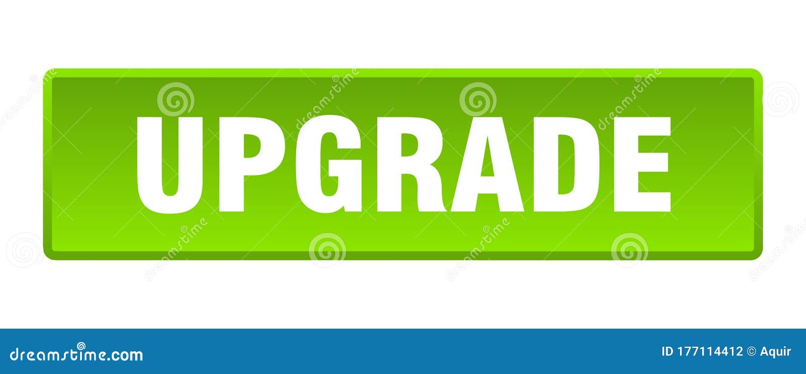 Upgrade Button. Upgrade Square Isolated Push Button Stock Vector ...