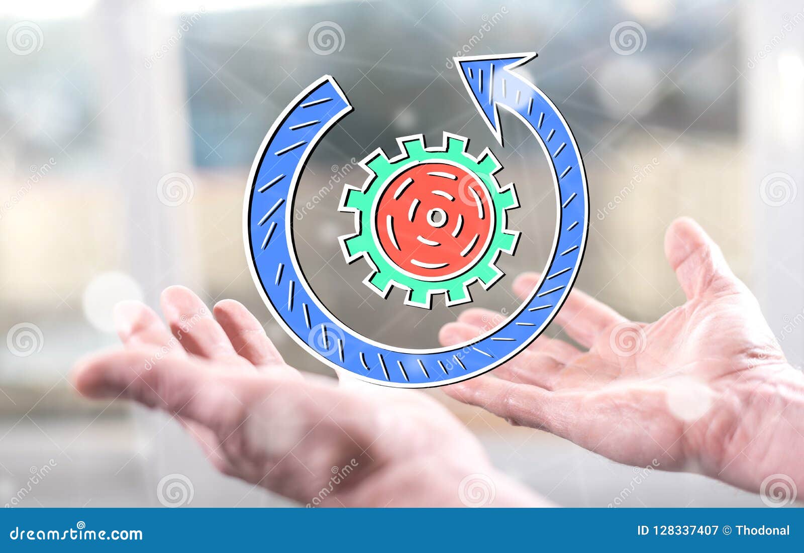 Concept of upgrade stock image. Image of information - 128337407