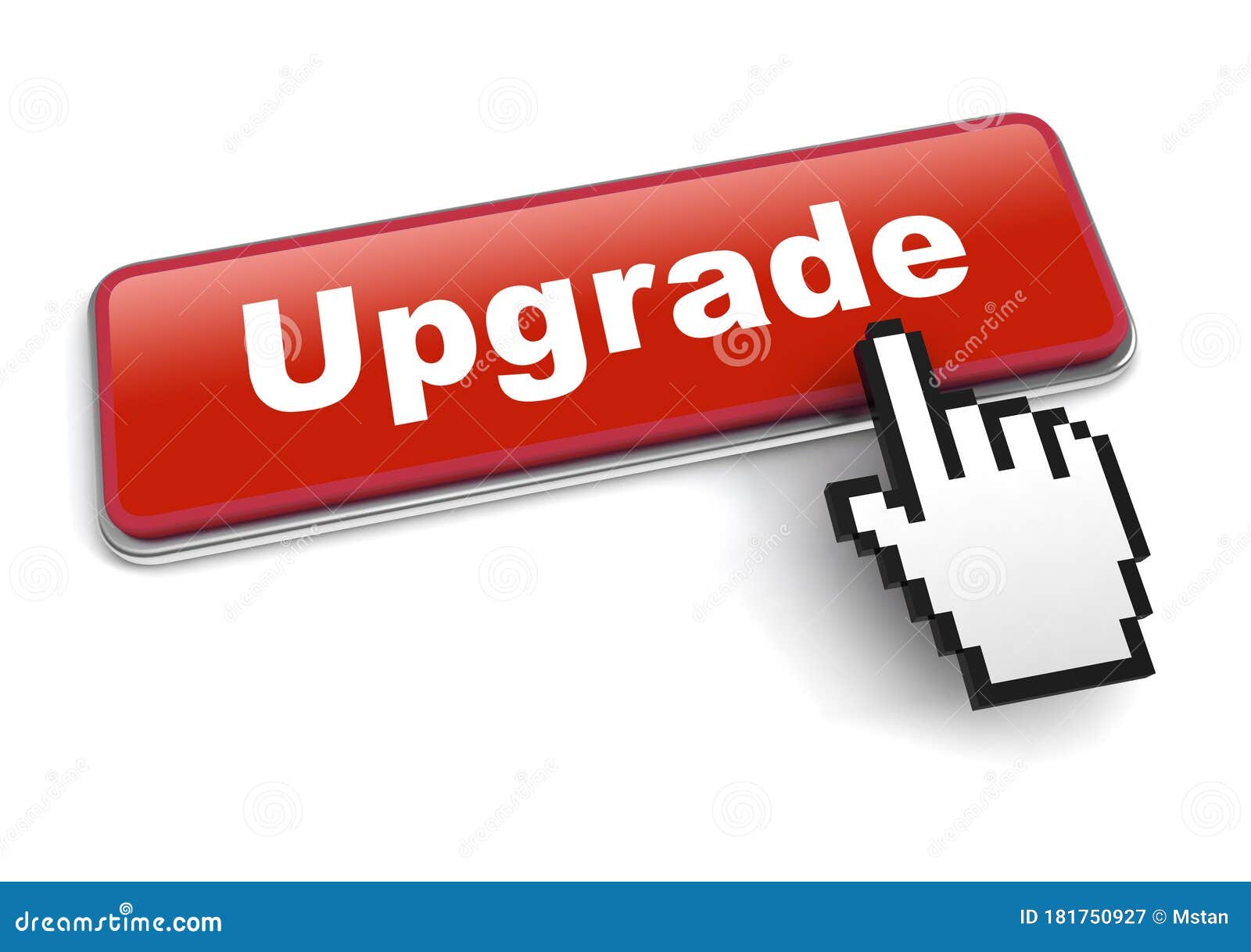 Upgrade Concept 3d Illustration Isolated Stock Illustration ...