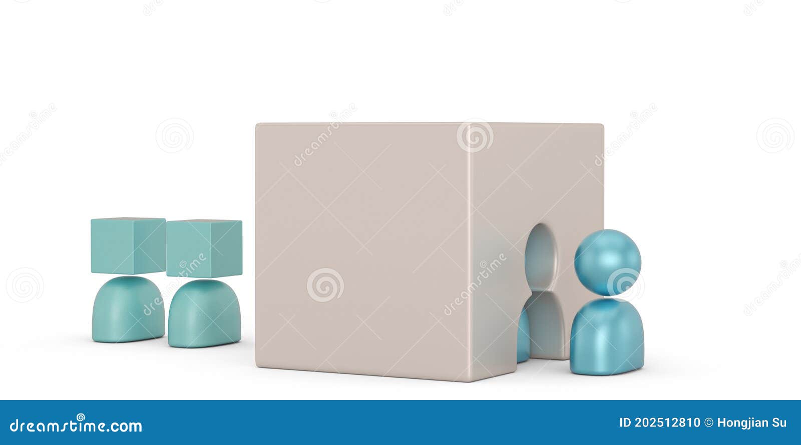 Upgrade Creative Concept, Production Line and Abstract Character ...