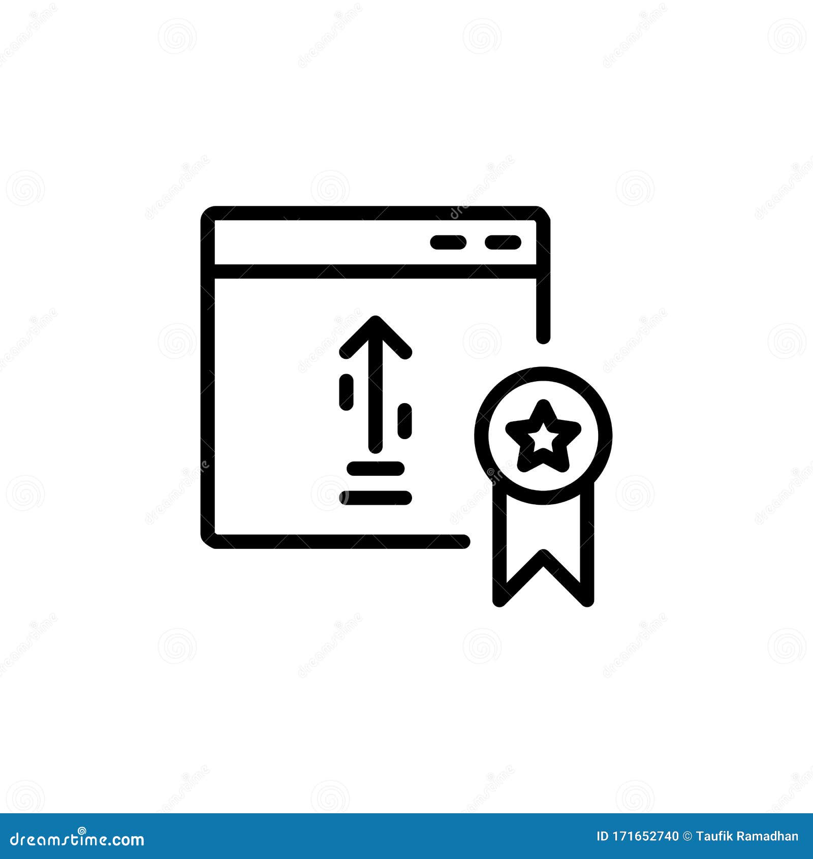 Upgrade Icon. Perfect For Application, Web, Logo And Presentation ...