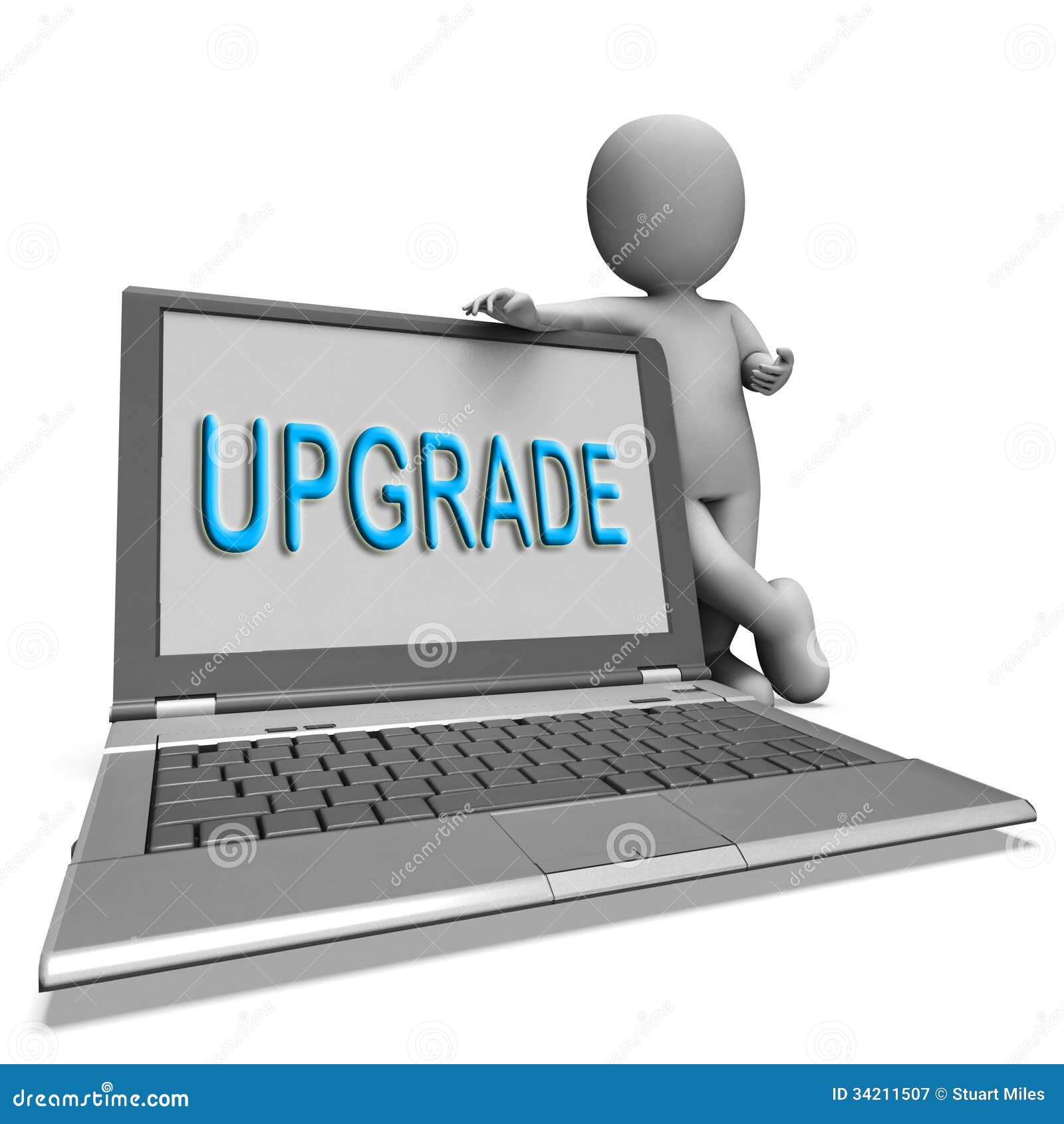 Upgrade Laptop Means Improve Upgrading or Updating Stock Illustration ... Upgrade Laptop Means Improve Upgrading or Updating Stock Illustration ...