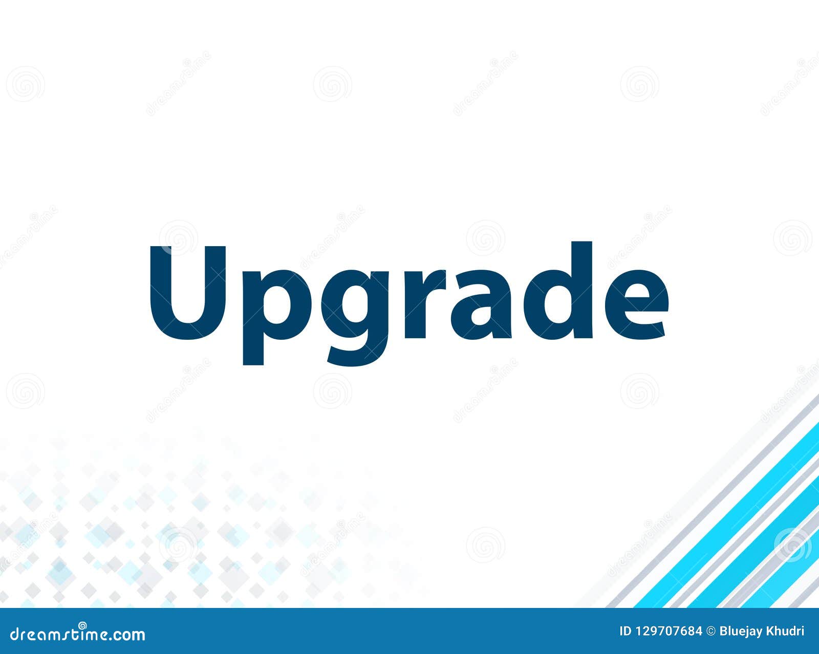 Upgrade Modern Flat Design Blue Abstract Background Stock Illustration ...