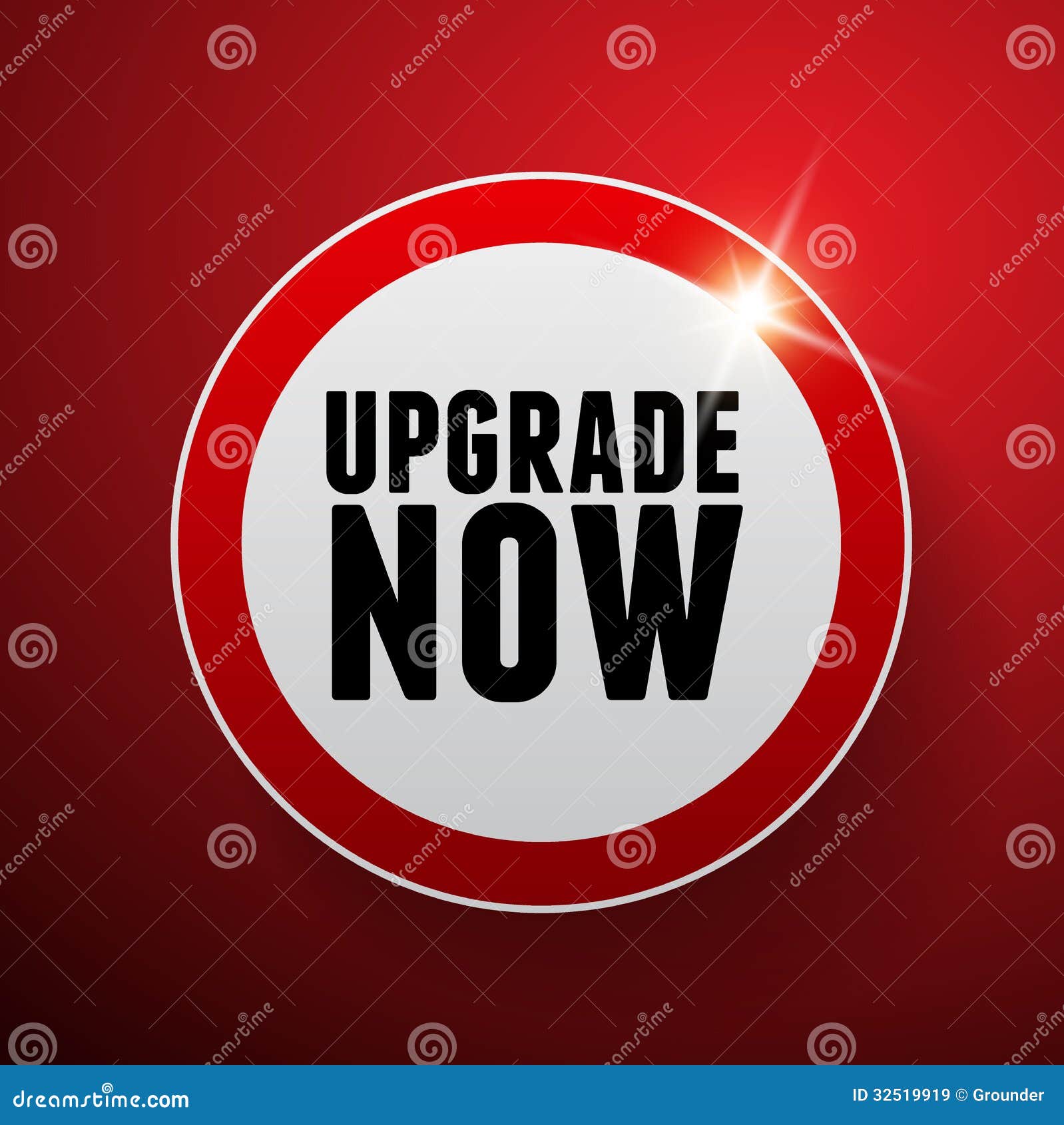 Upgrade Now Button or Label Stock Vector - Illustration of online ...
