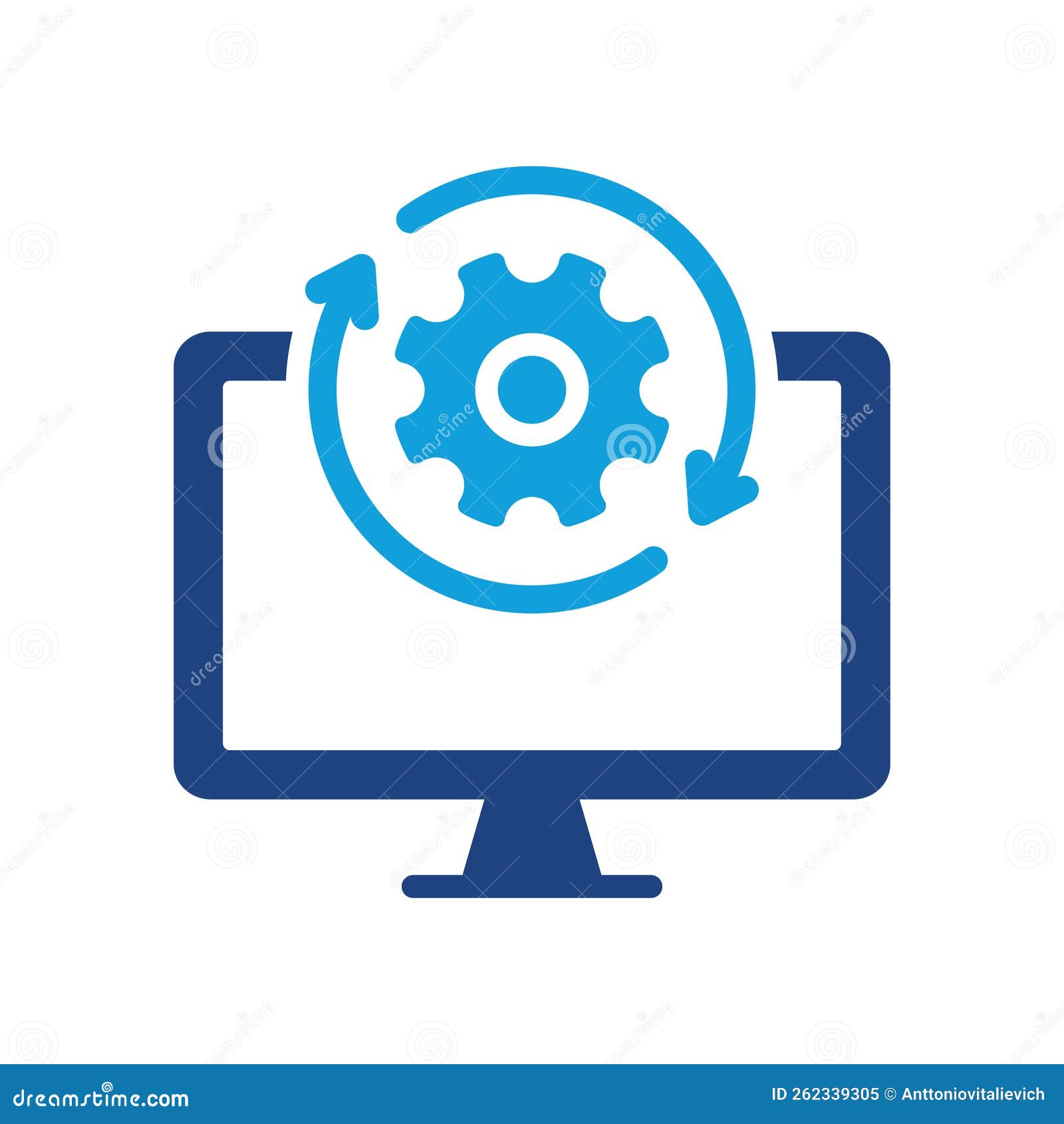 Upgrade of Software Color Icon. Computer System Update Silhouette ... Upgrade of Software Color Icon. Computer System Update Silhouette ...