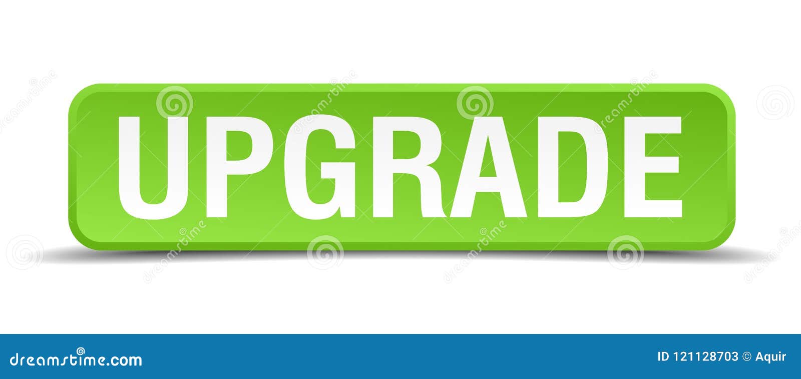 Upgrade button stock vector. Illustration of note, template - 121128703