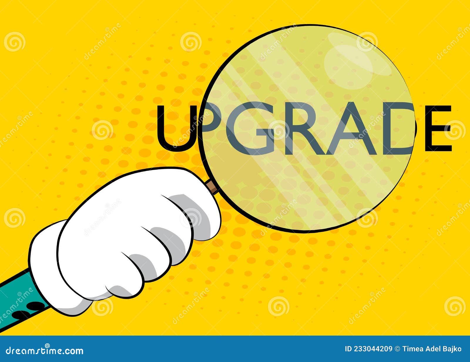 UPGRADE Text Scoreboard Blurred Background Royalty-Free Cartoon ...