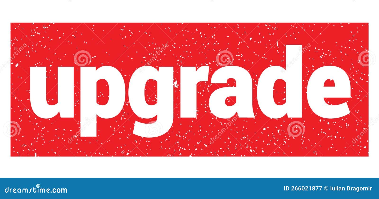 Upgrade Text Written on Red Stamp Sign Stock Illustration ...