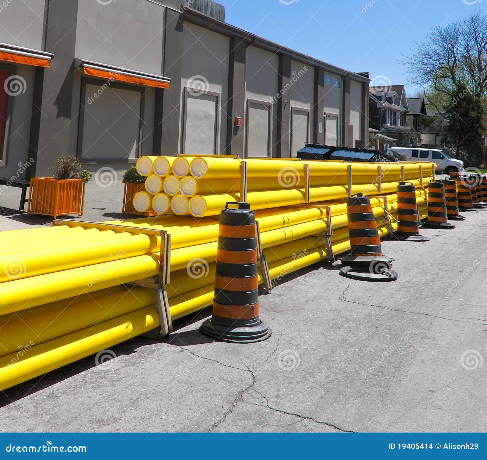 Upgrade To Municipal Utility Stock Photo - Image of labour, municipal ...