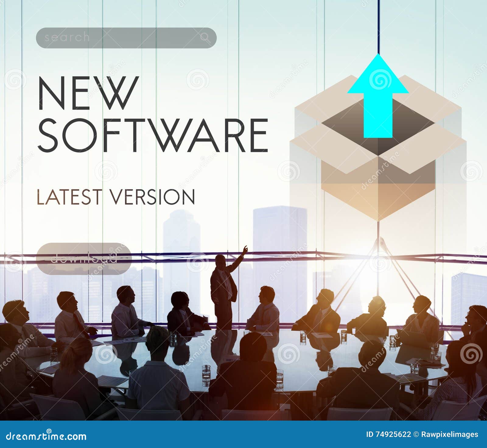 Upgrade Update New Version Better Graphics Concept Stock Photo - Image ...