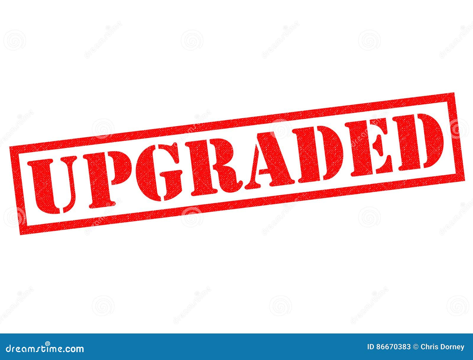 UPGRADED stock image. Image of heading, aged, improve - 86670383