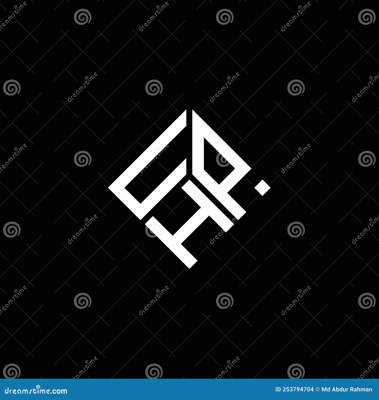 UPH Letter Logo Design on WHITE Background. UPH Creative Initials ...