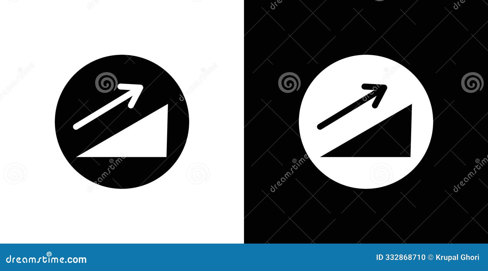 Uphill Icon Logo Set Vector Stock Vector - Illustration of motorcycle ...