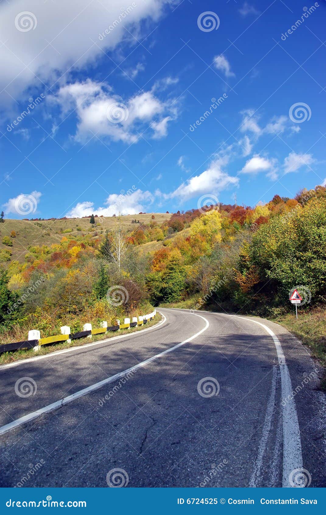 Uphill street stock image. Image of mark, mountains, colours - 6724525