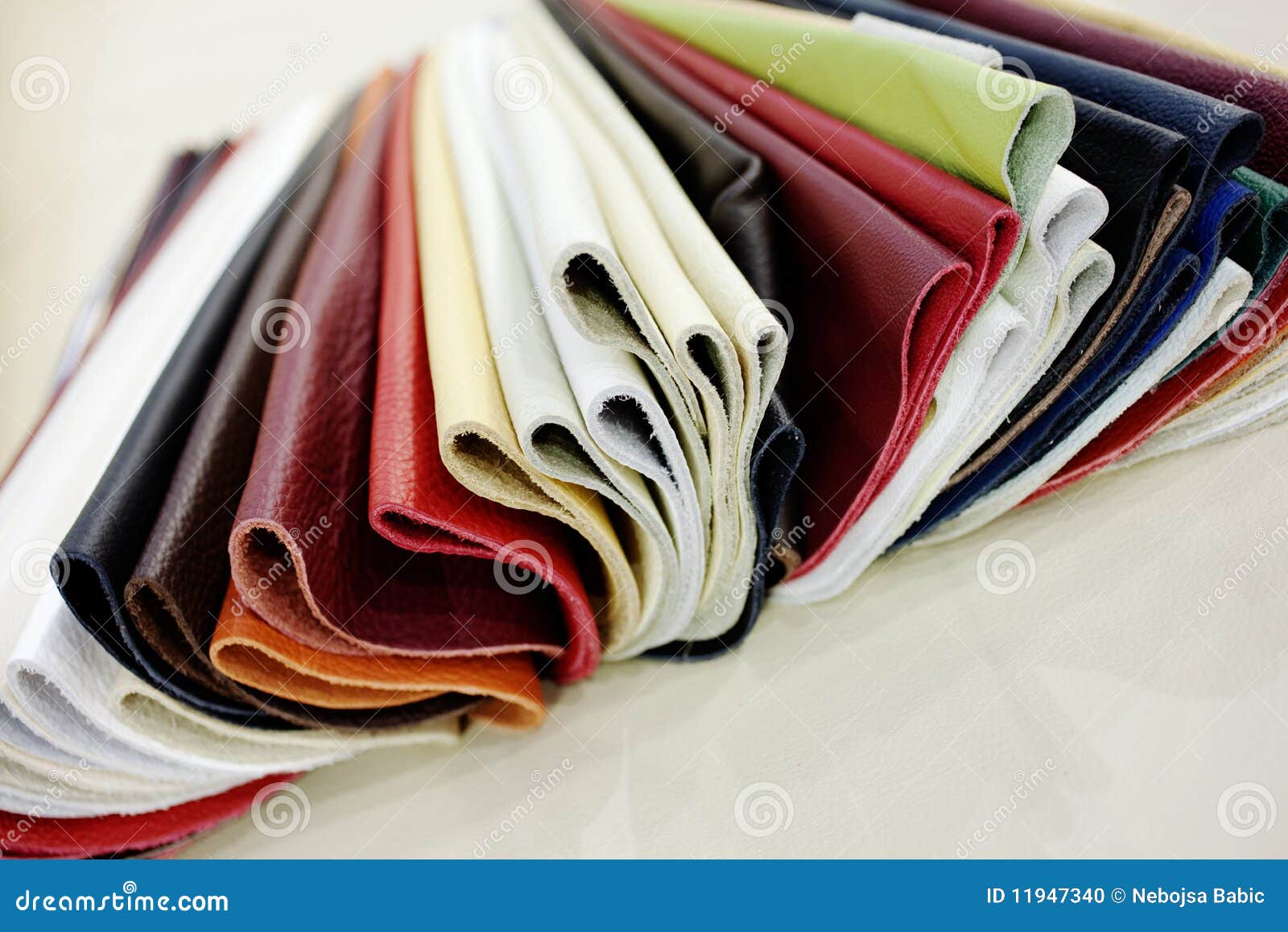 Upholstery Faux Leather Samples Stock Photo - Image of chart, choice ...