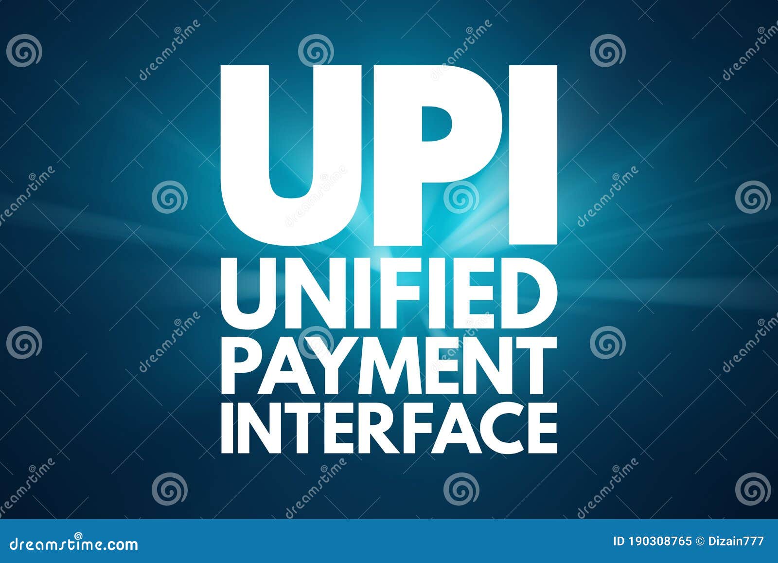 UPI - Unified Payment Interface Acronym, Business Concept Background ...