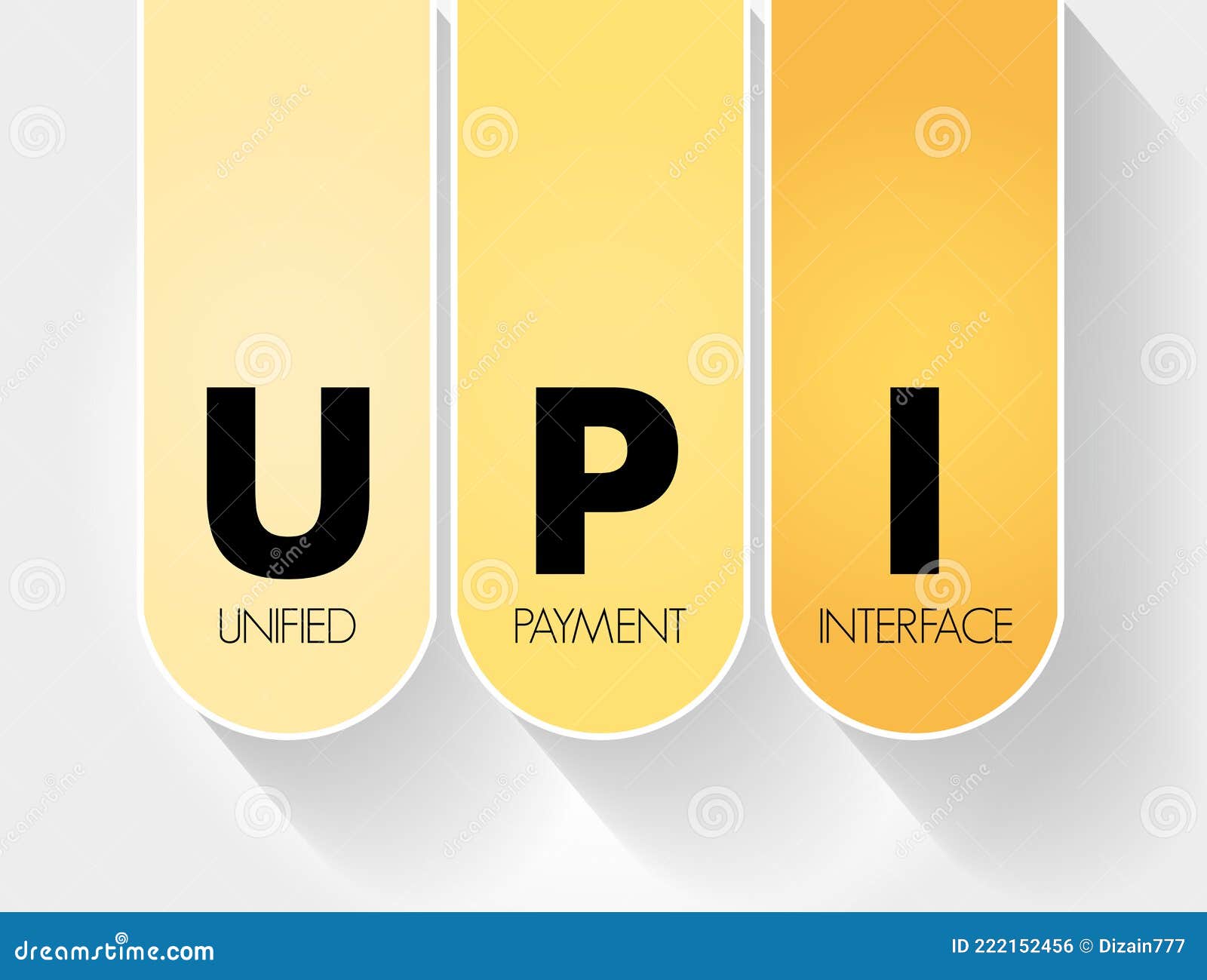Upi Unified Payment Interface Concept With Big Word Or Text And Team ...