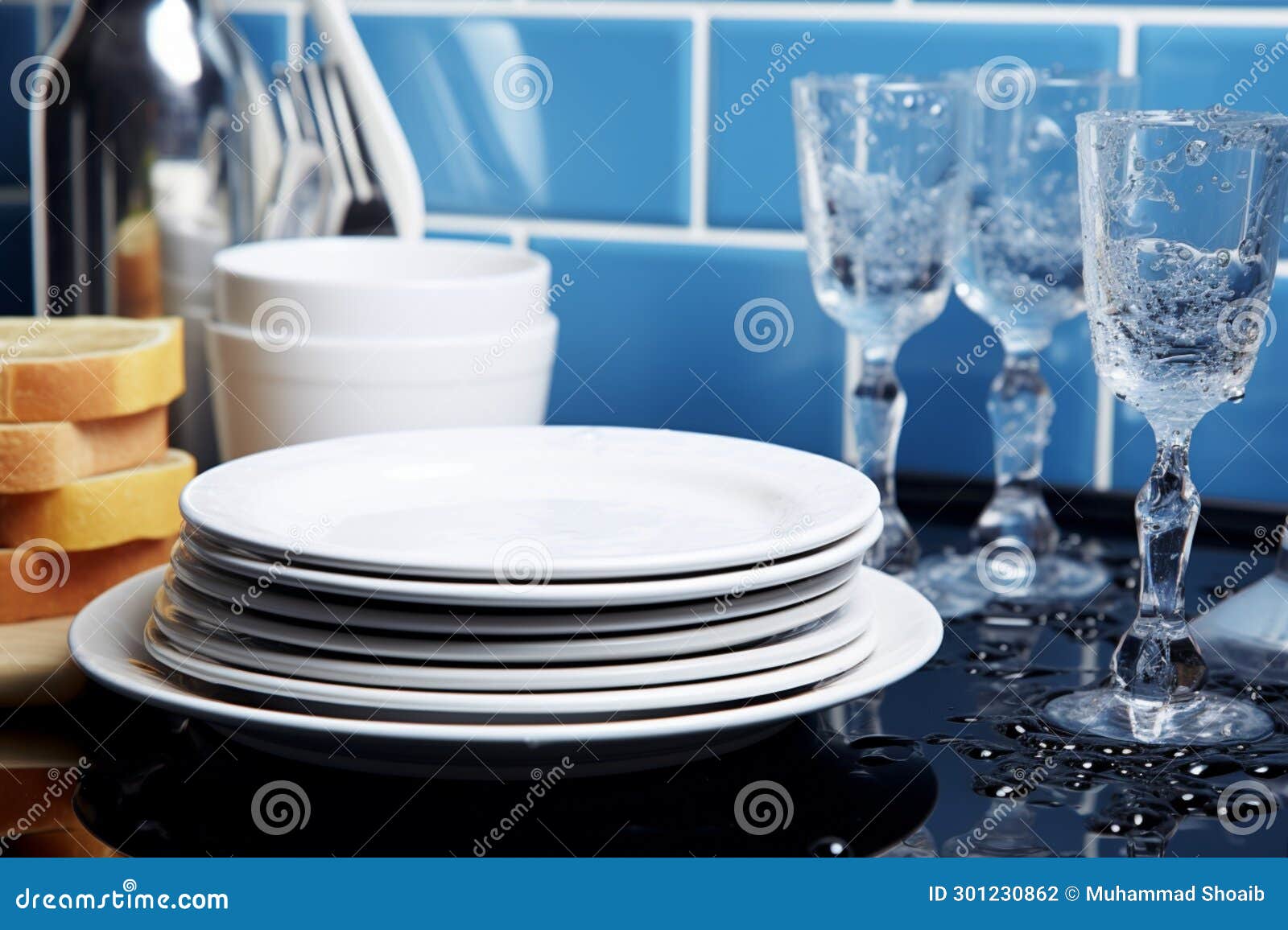 Daily Upkeep Image of Dishwashing Maintaining Kitchen Hygiene and Order ...