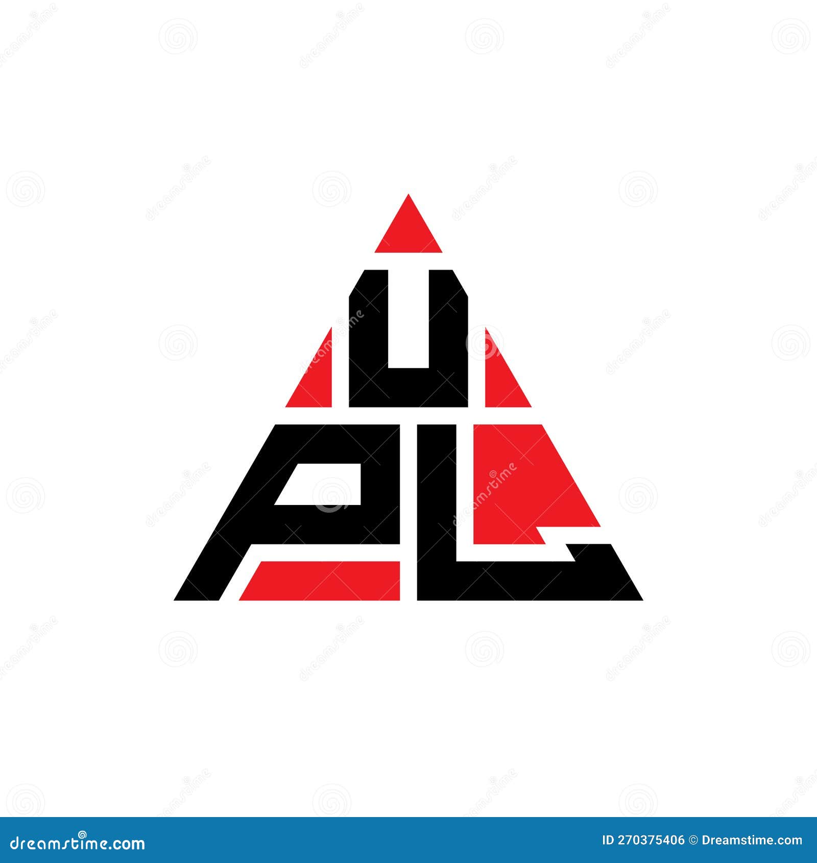 UPL Triangle Letter Logo Design with Triangle Shape. UPL Triangle Logo ...