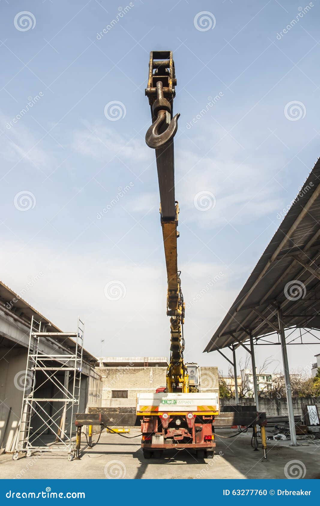 Uplift something stock photo. Image of truck, hook, vehicles - 63277760