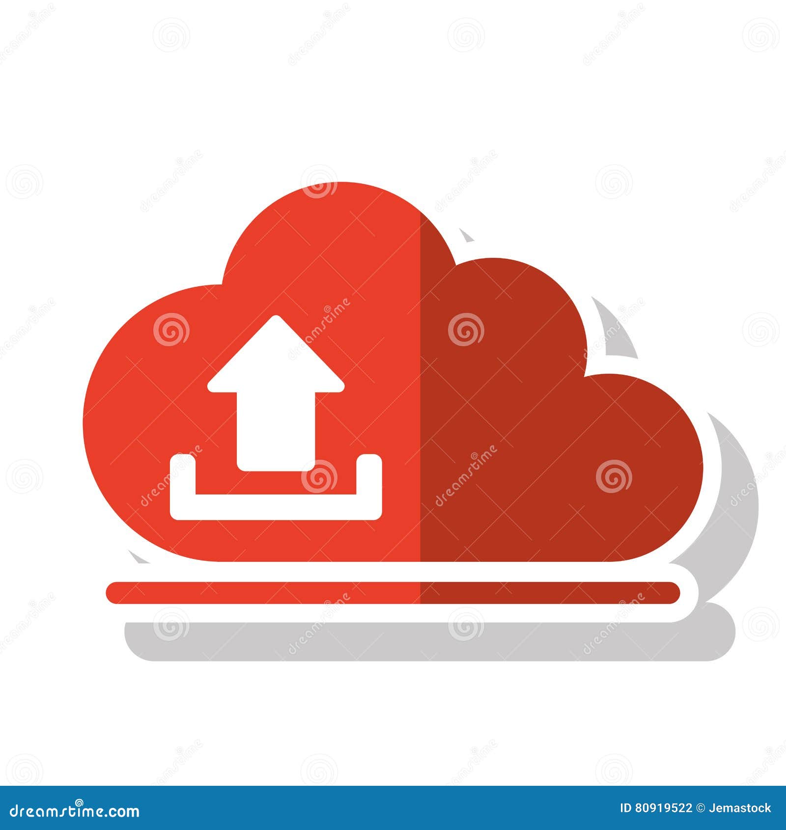 Upload Arrow of Digital Concept Stock Vector - Illustration of upload ...