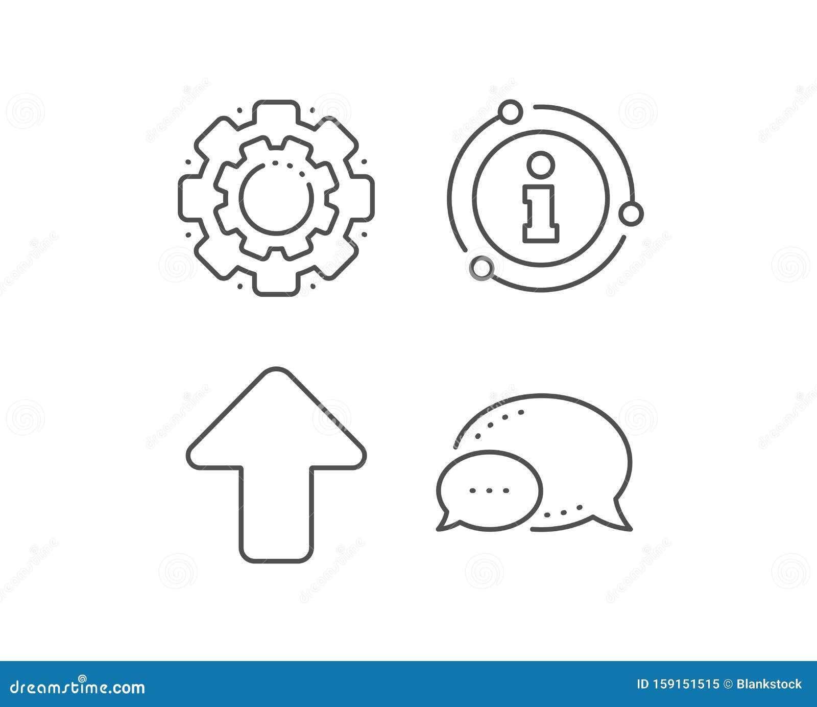 Upload Arrow Line Icon. Direction Arrowhead. Vector Stock Vector ...