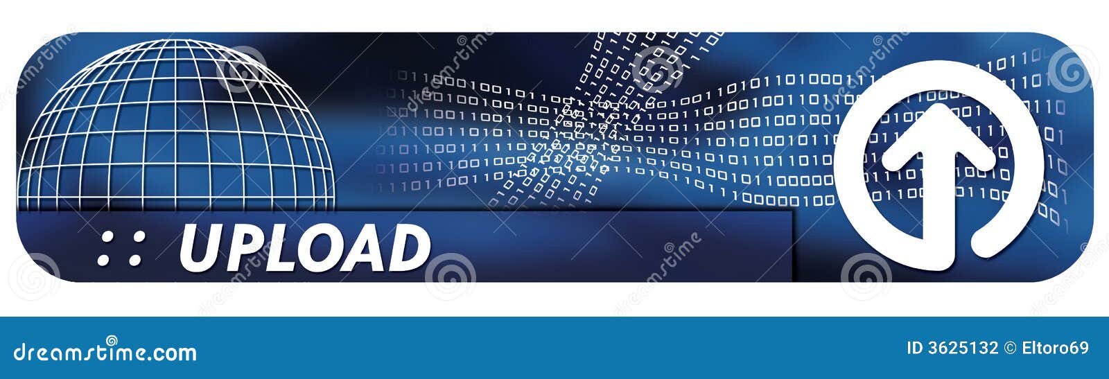 Upload, banner stock illustration. Illustration of connection - 3625132
