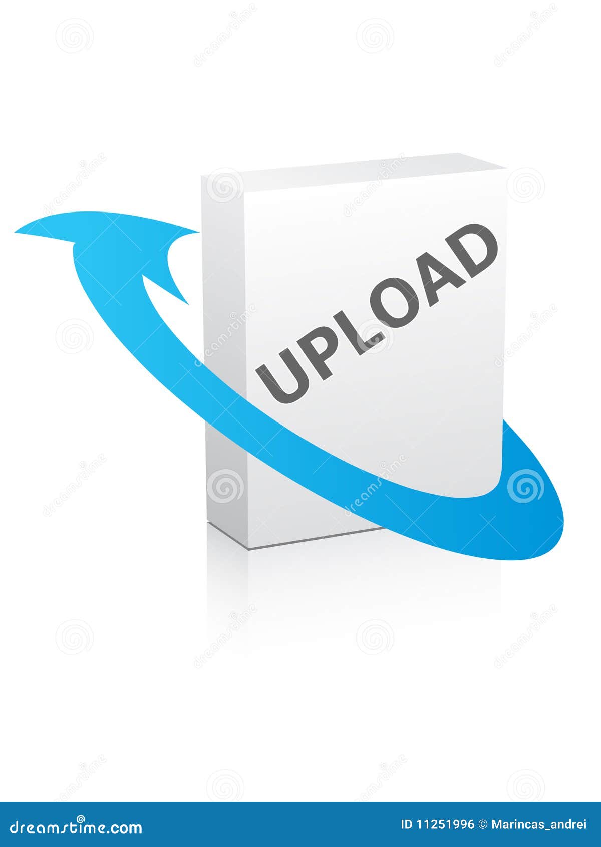 Upload button stock vector. Illustration of label, site - 11251996