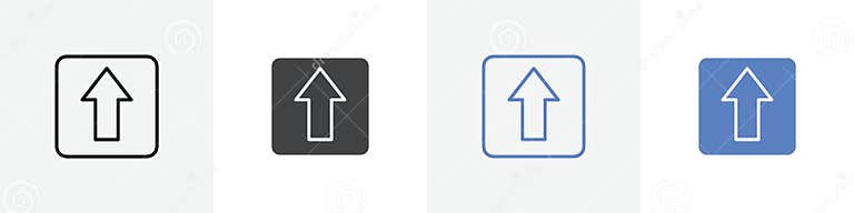 Upload Button Icon Vector Set Use for Web Ui or App Stock Illustration - Illustration of icon ...