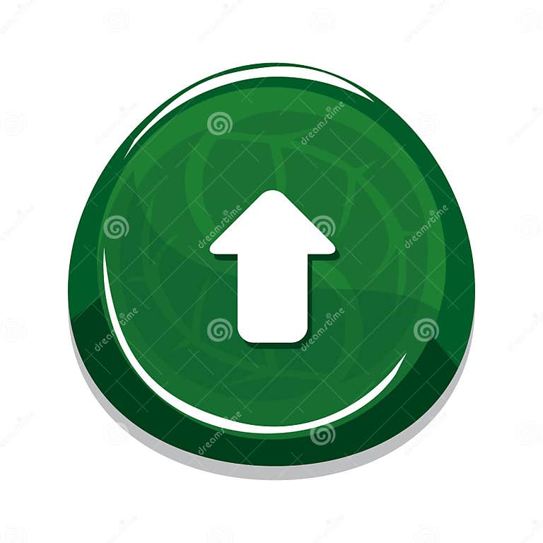 Upload Button. Vector Illustration Decorative Design Stock Vector ...