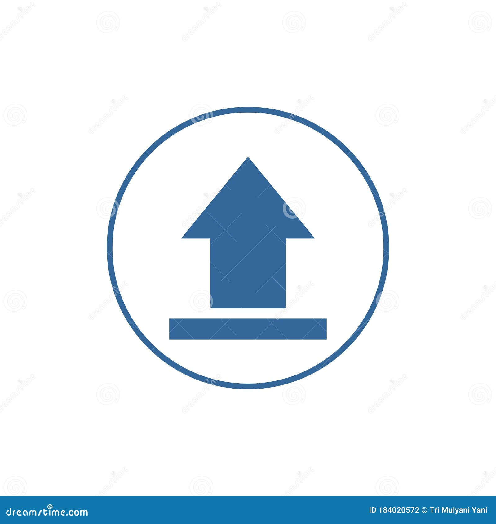 Upload Icon Vector Design Symbol Stock Vector - Illustration of file ...