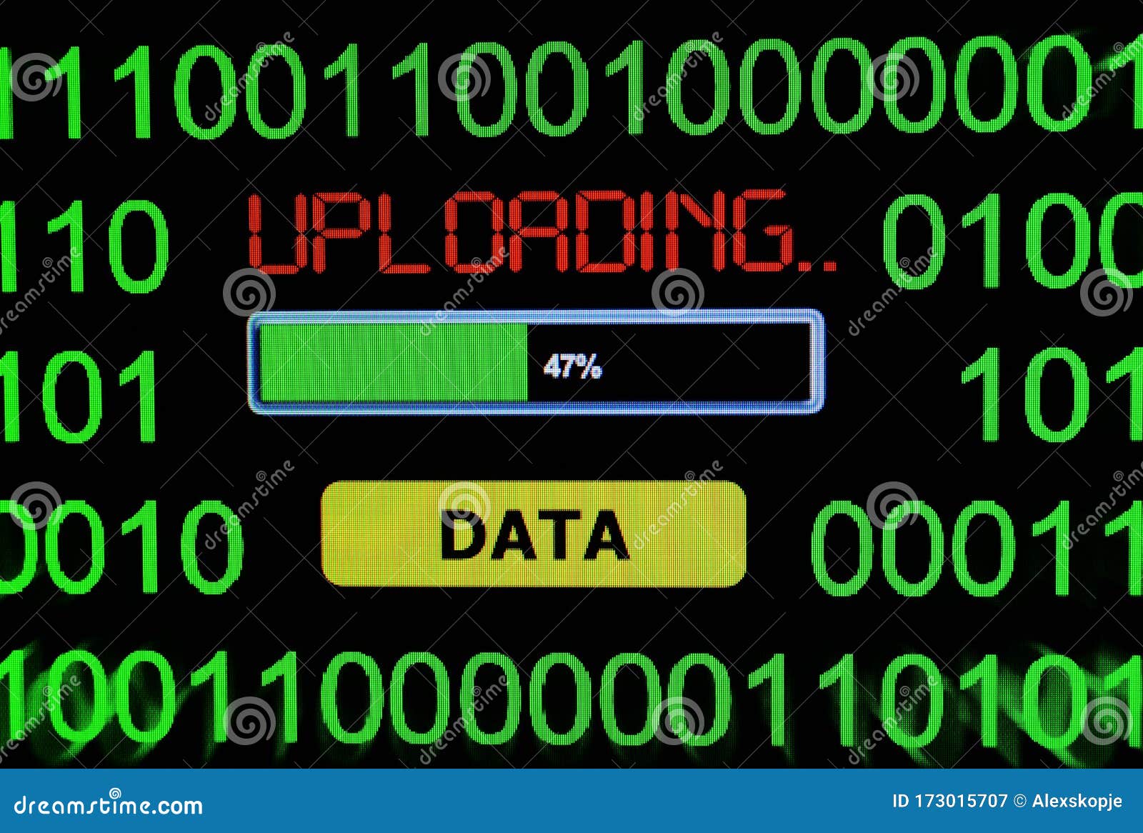 Upload data stock image. Image of modern, button, wireless - 173015707