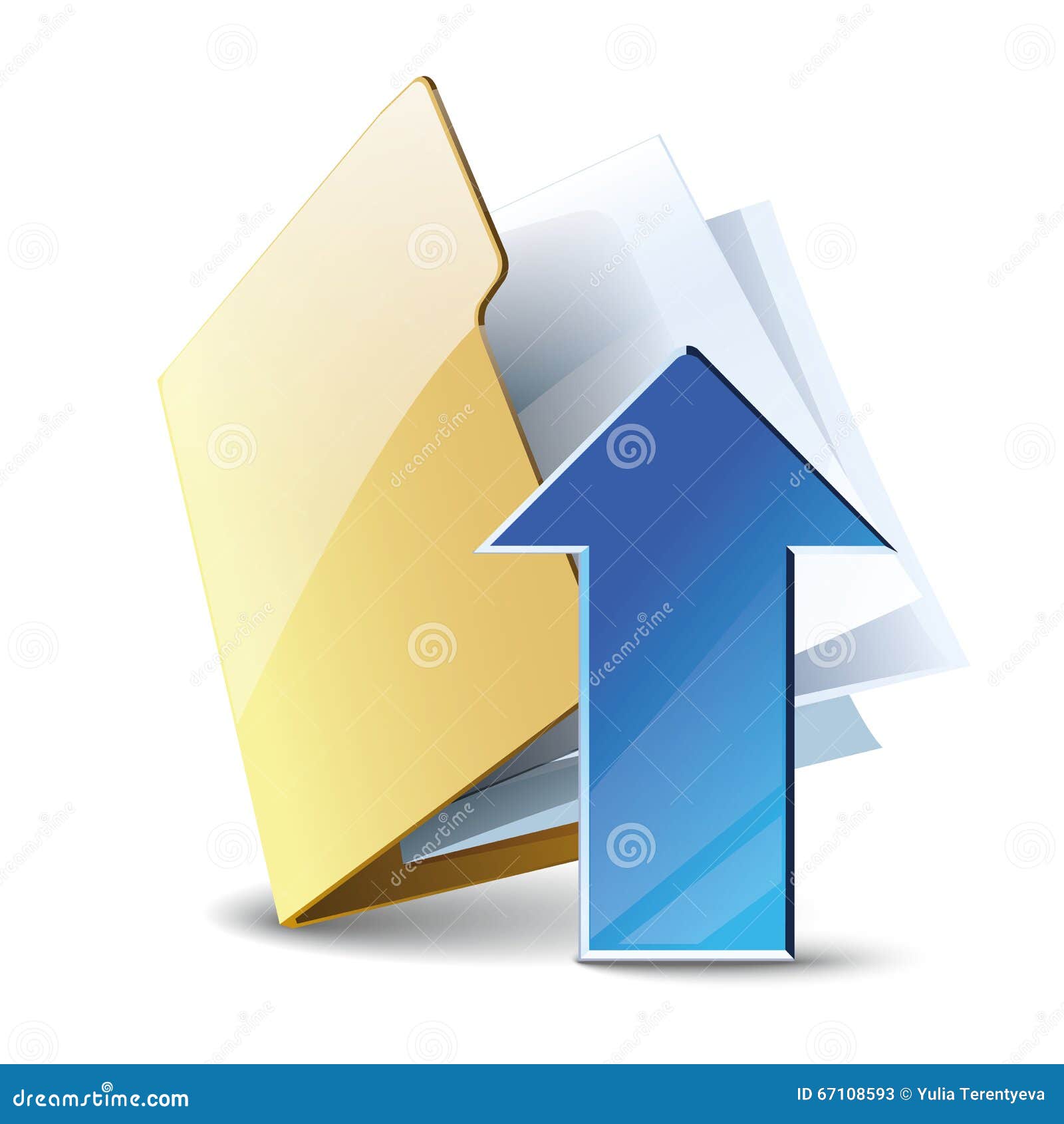 Upload database stock vector. Illustration of renew, download - 67108593