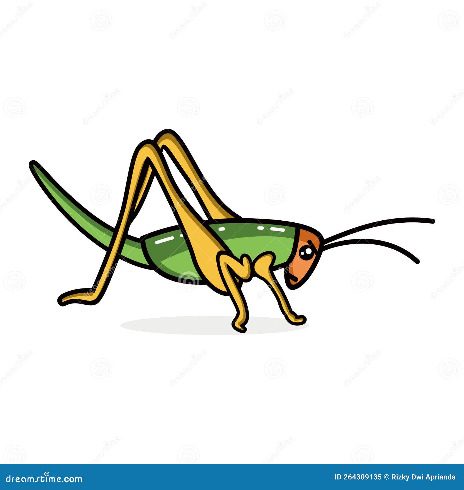 Vector Design of Grasshopper Angry Illustrations Stock Illustration ...