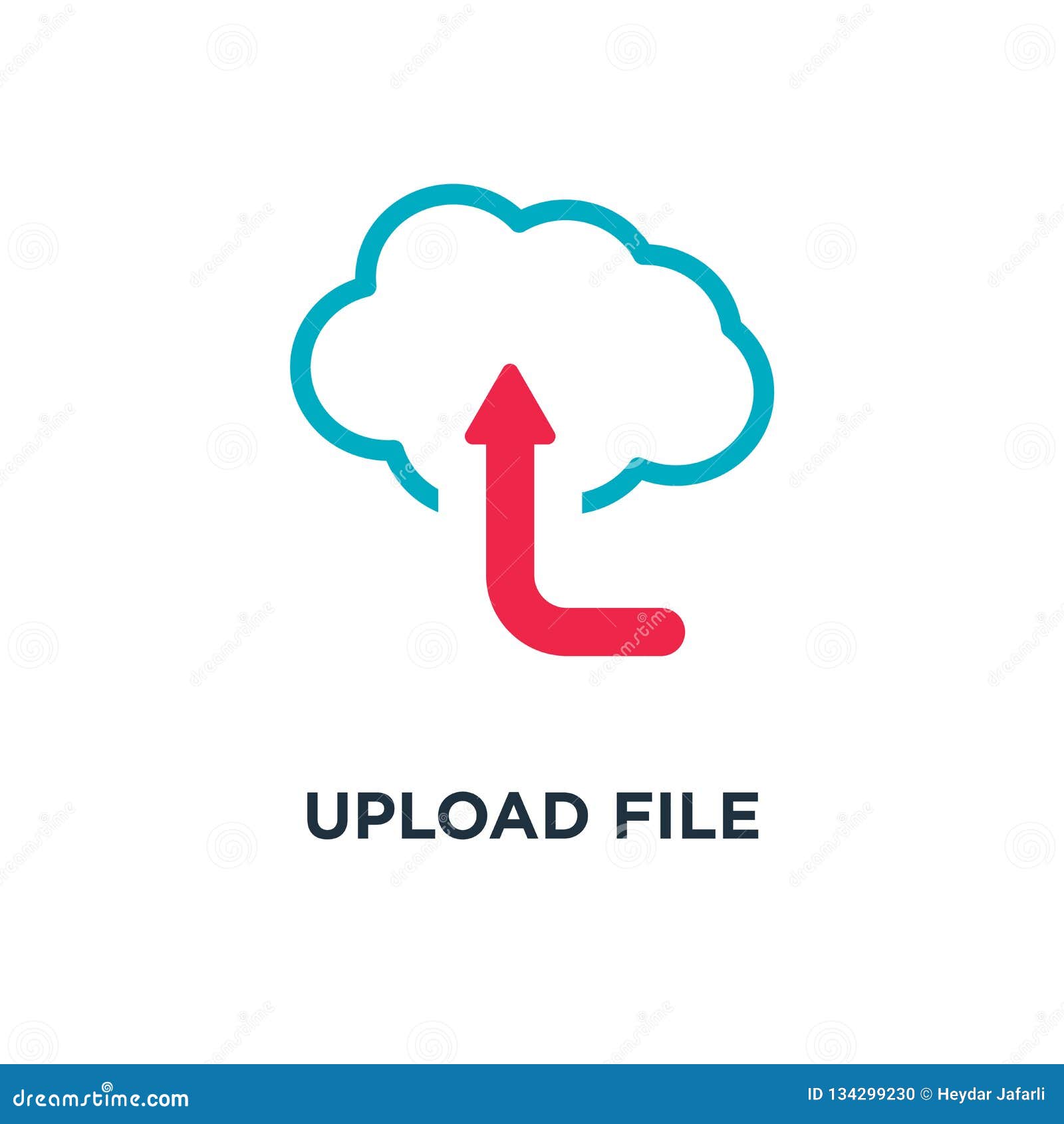 Upload File Icon. File Document Concept Symbol Design, Vector I Stock ...
