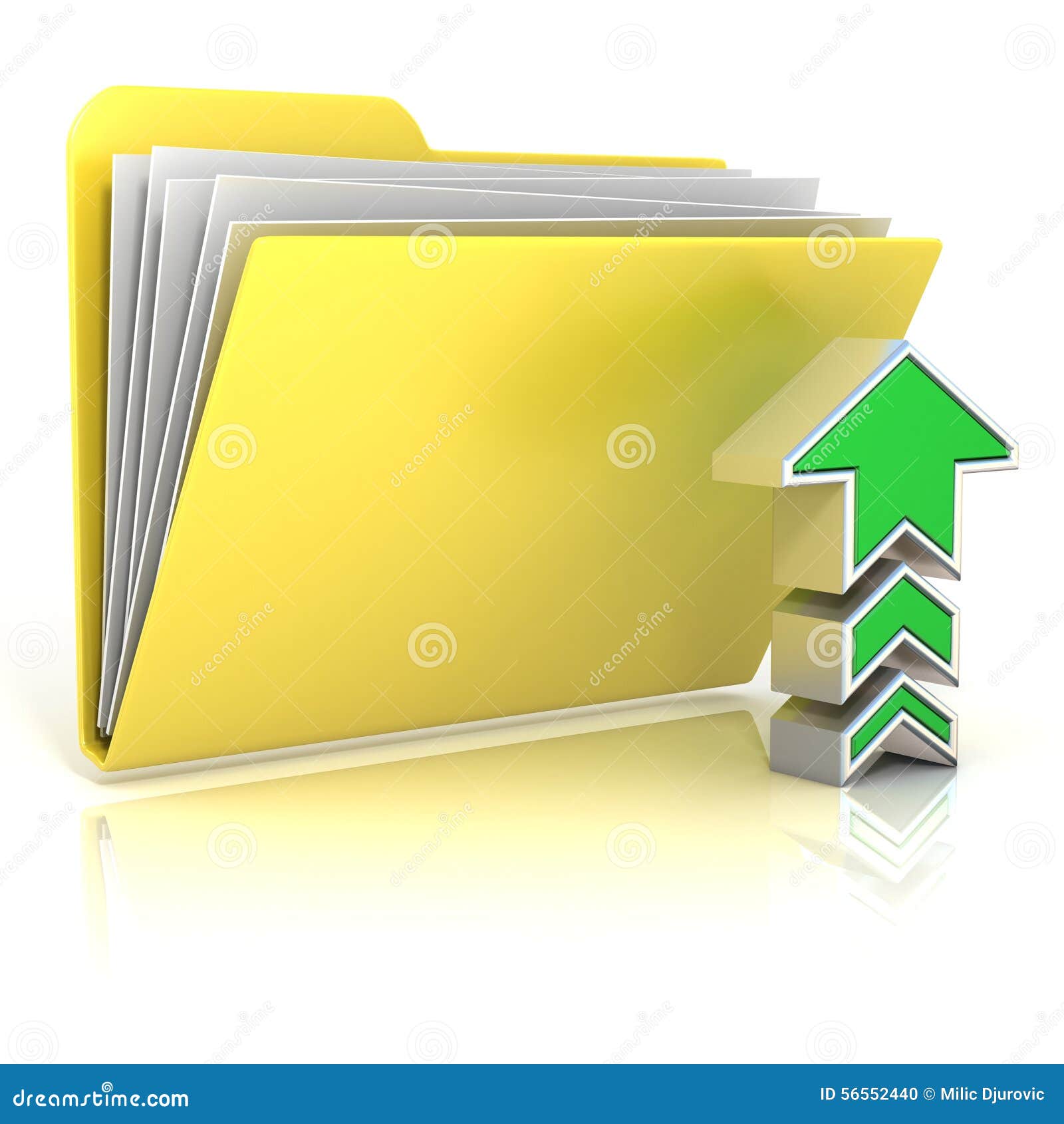 Upload Folder Icon Vector Dersign | CartoonDealer.com #132405082