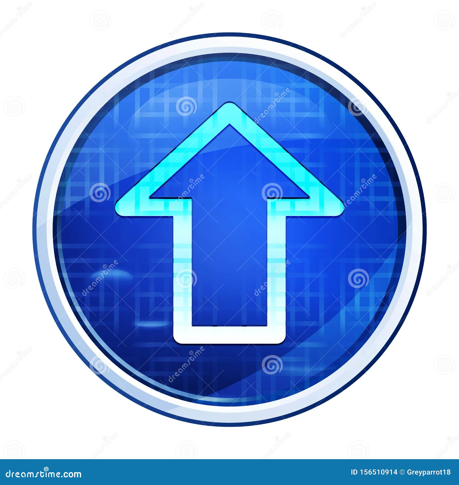Upload Icon Futuristic Blue Round Button Vector Illustration Stock ... Upload Icon Futuristic Blue Round Button Vector Illustration Stock ...