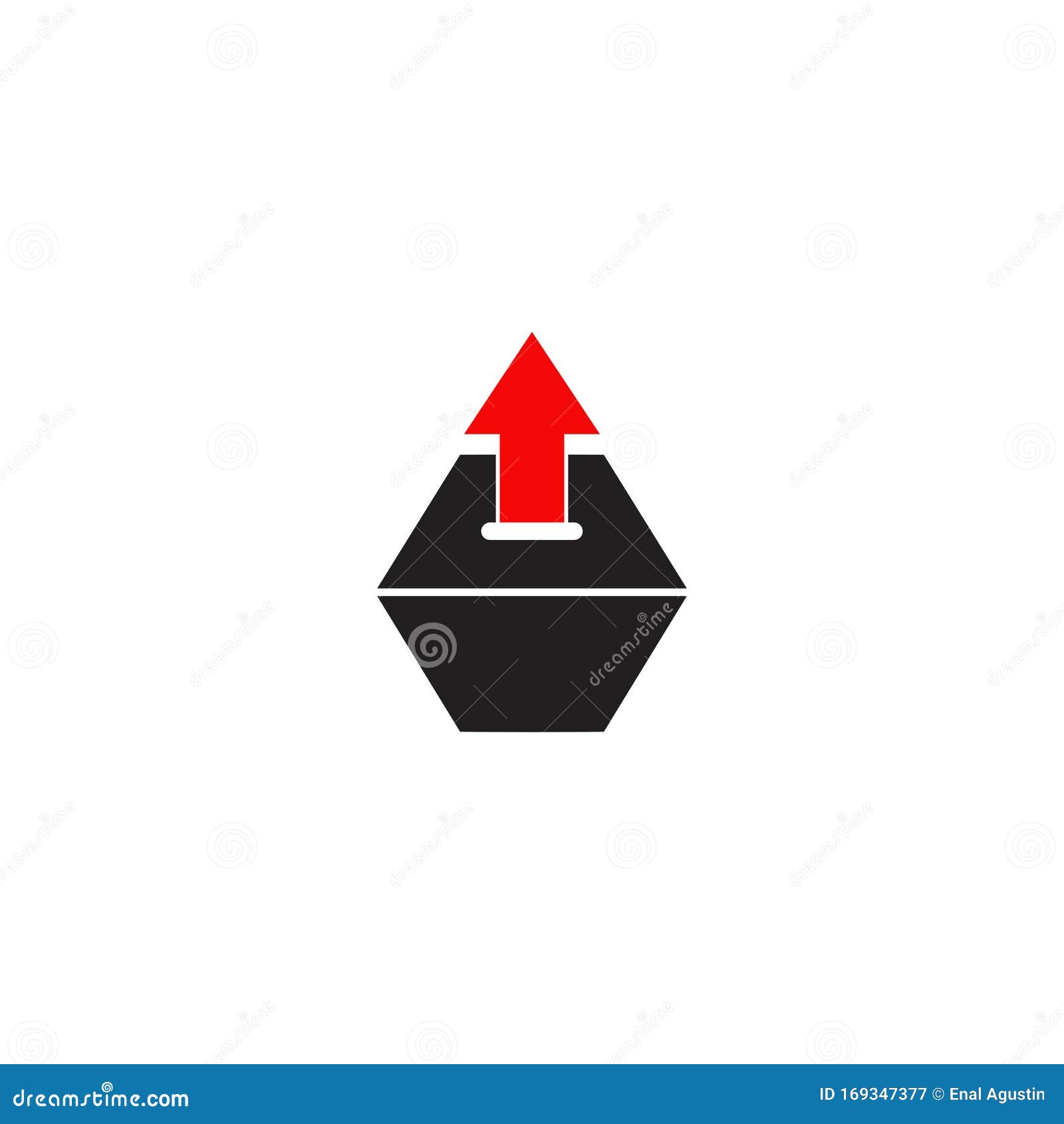 Upload Icon Logo Design Vector Template Stock Vector - Illustration of ...