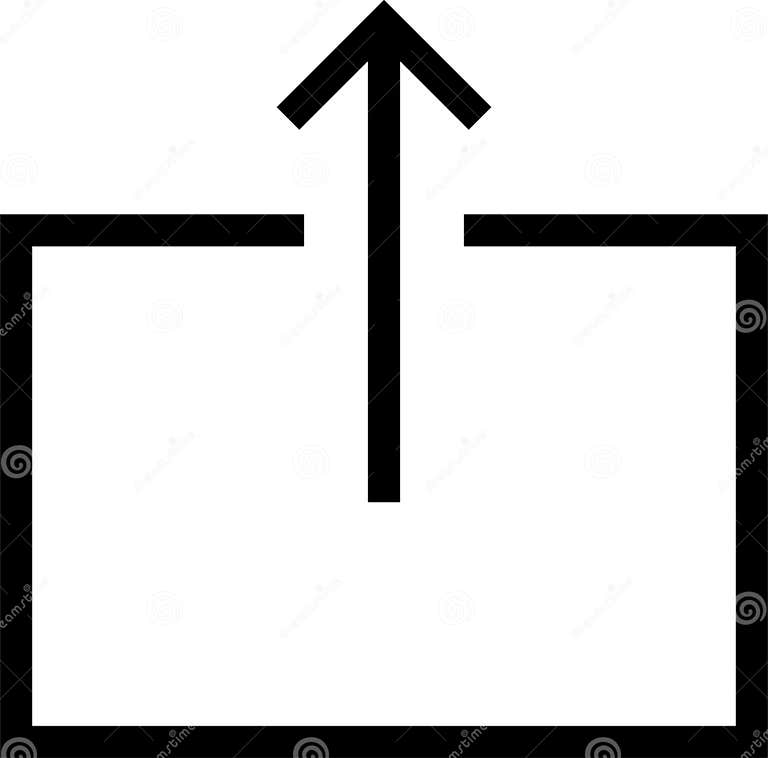 Upload Icon Symbol Vector Image Stock Vector - Illustration of upload ...