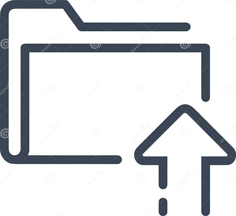 Upload Icon Symbol Vector Image Stock Vector - Illustration of arrow ...