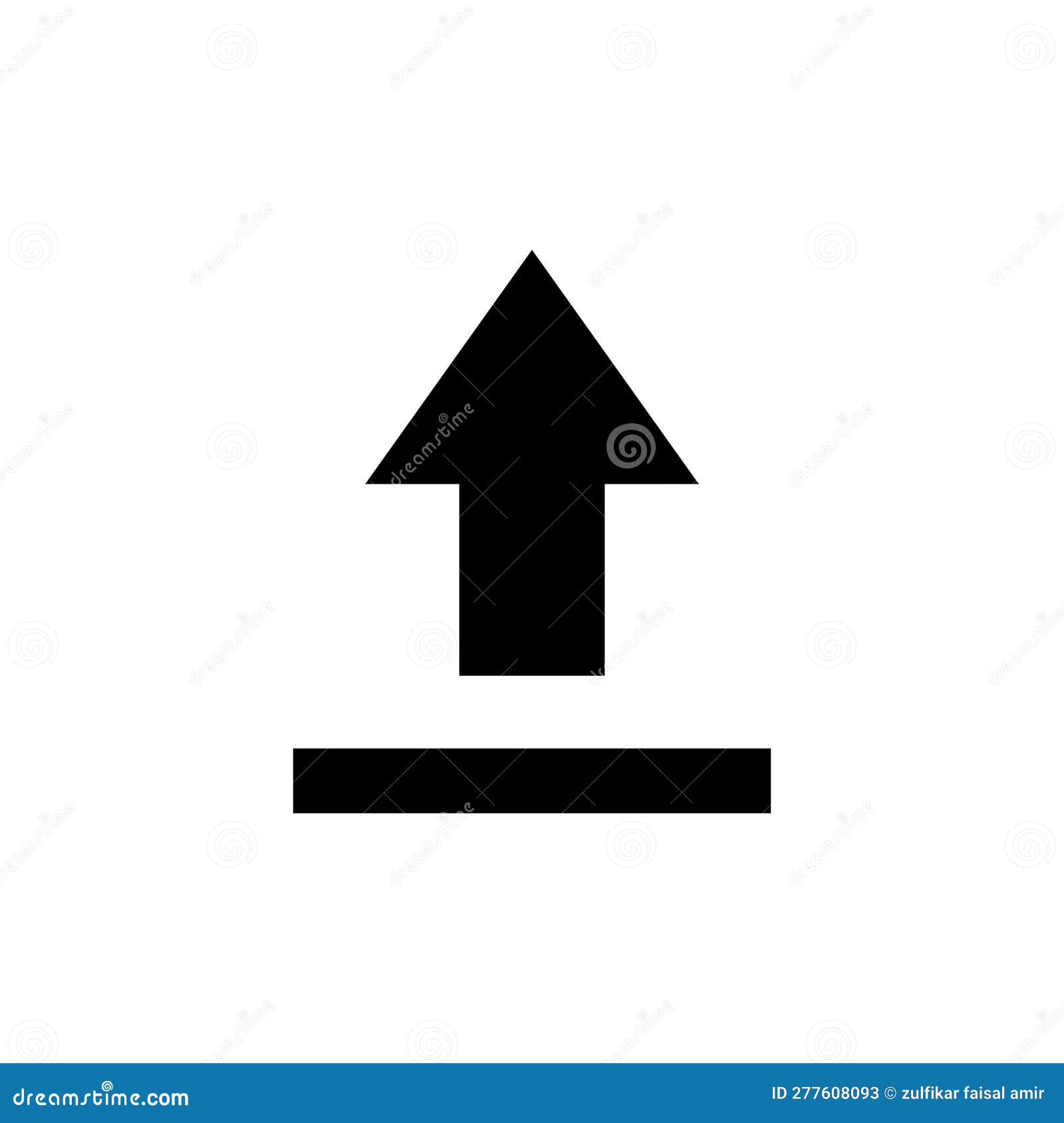 Upload Icon . Load Data Symbol Stock Vector - Illustration of ...