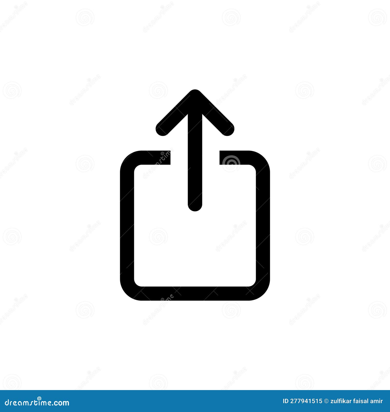 Upload Icon . Load Data Symbol Stock Illustration - Illustration of ...