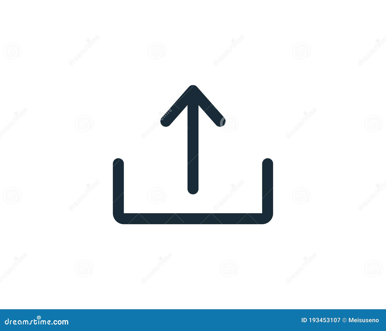 Upload Icon Vector Logo Template Illustration Design Stock Vector ...