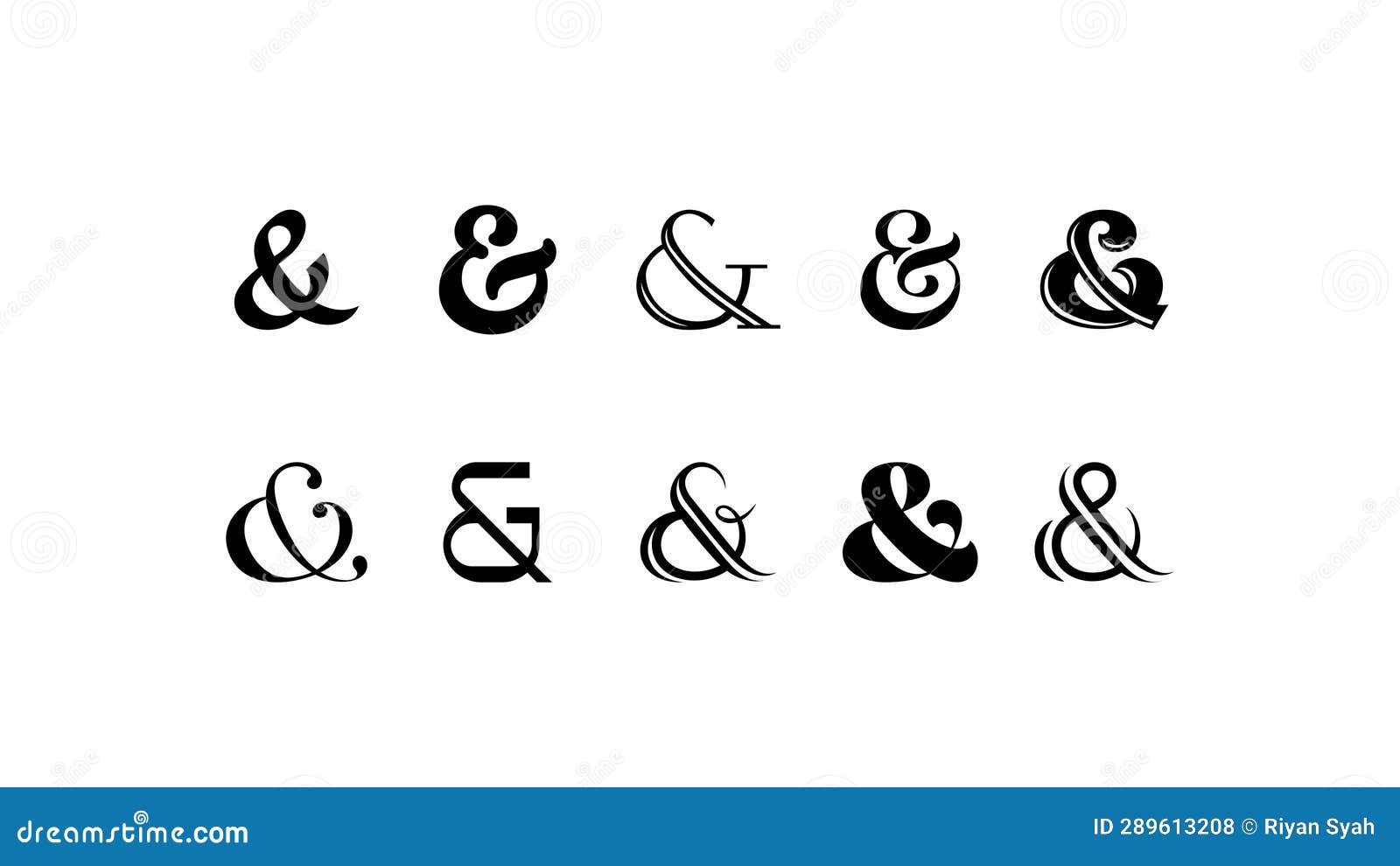 Vintage Ampersand Symbol With Retro Effect And Texture Vector ...