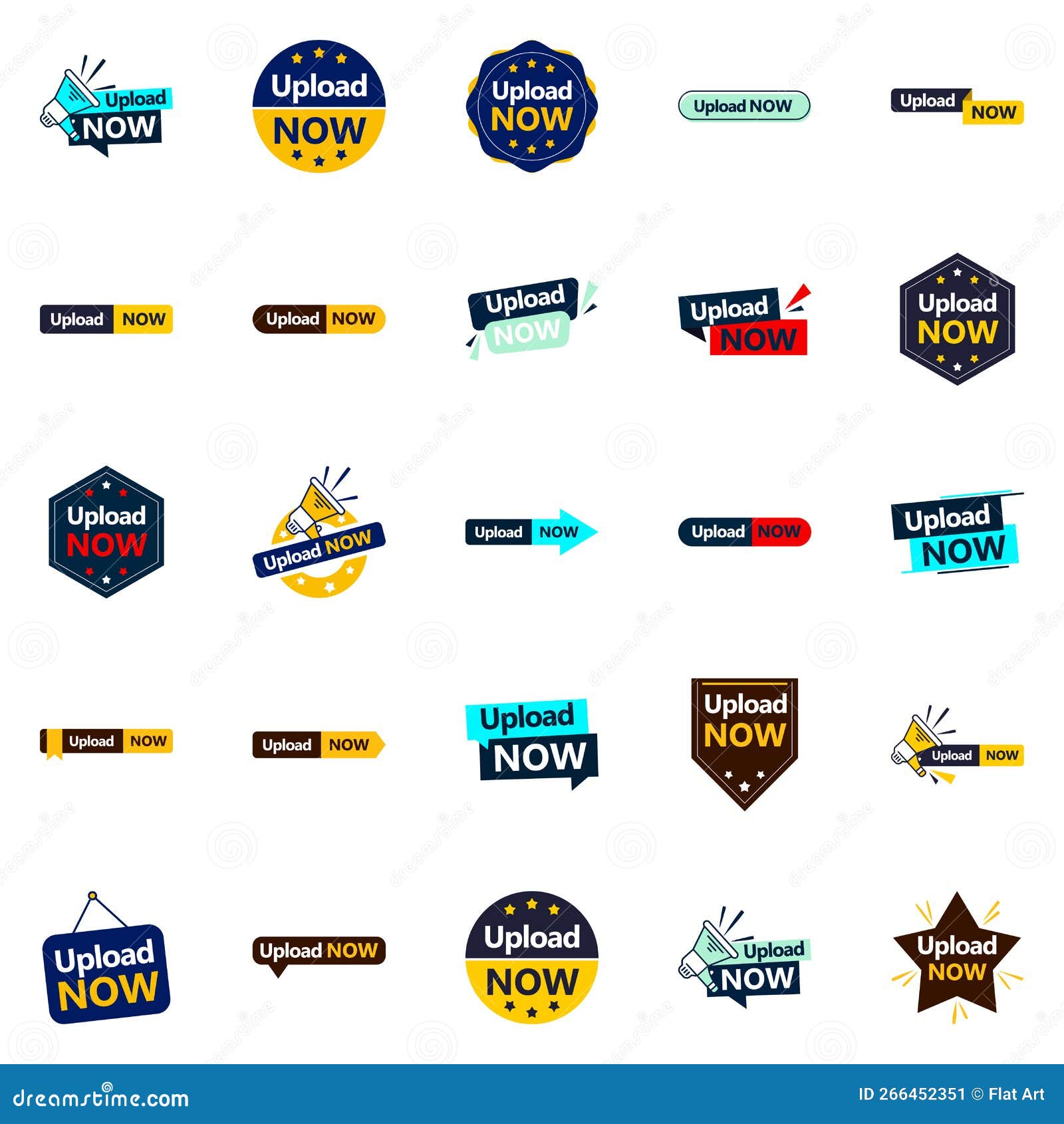 The Upload Now Pack 25 Unique Vector Designs for Graphic Designers ...