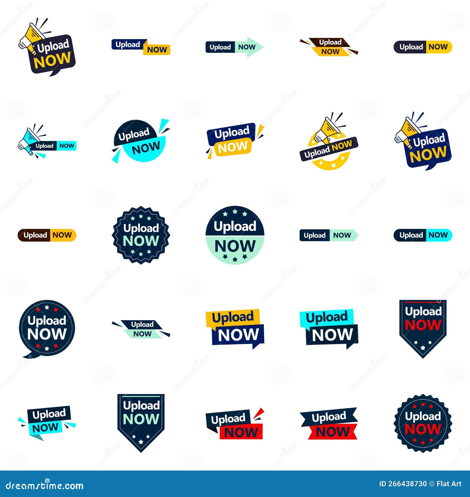 Upload Now Vector Pack 25 High Impact Designs for Graphic Designers ...