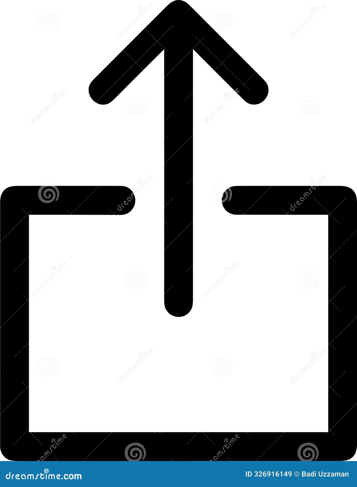 Upload Icon Symbol Vector Image Stock Vector - Illustration of symbol ...