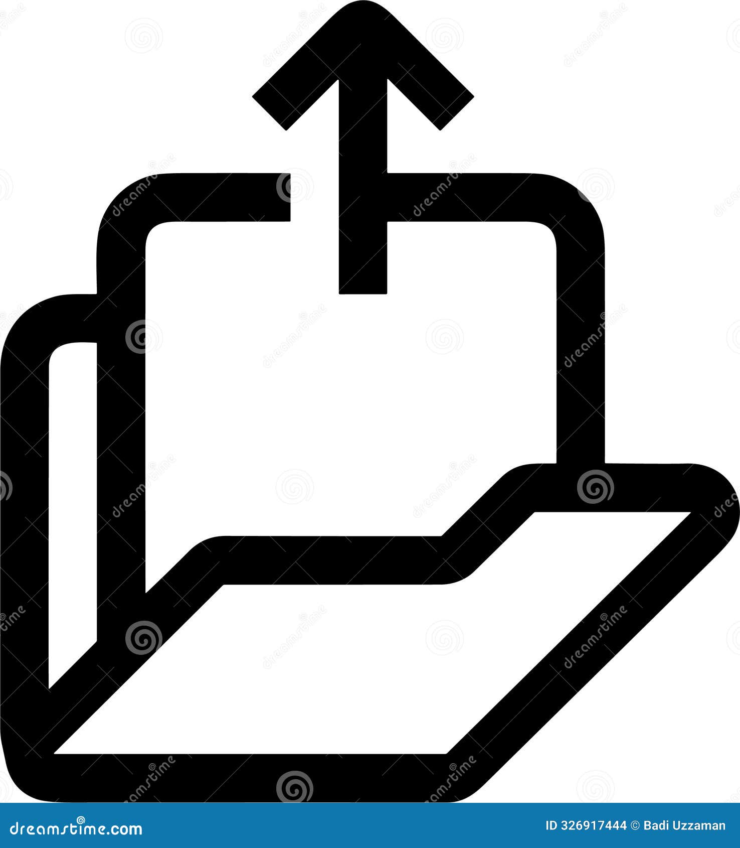 Upload Icon Symbol Vector Image Stock Vector - Illustration of vector ...